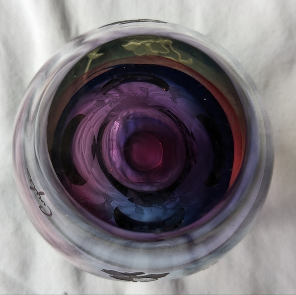 Mireau Crystal Company | Accents | Perry Coyle Art Glass Multicolor ...